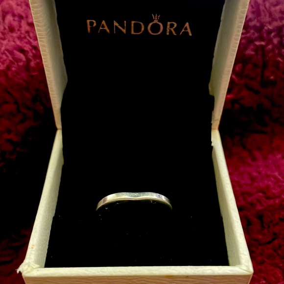 Pandora | Jewelry | Pandora Retired Vintage Heart Shaped Ring Size 6 ...